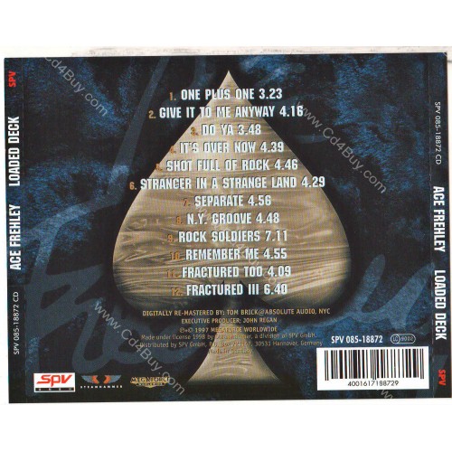 ACE FREHLEY-Loaded Deck