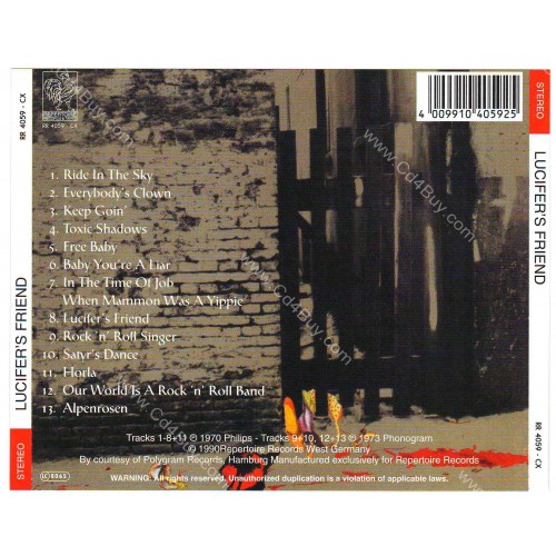 LUCIFER`S FRIEND - Lucifers FriendCD