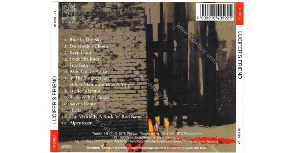 LUCIFER`S FRIEND - Lucifers FriendCD