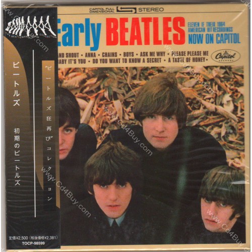 THE BEATLES - The Early Beatles - CD MINI LP OBI