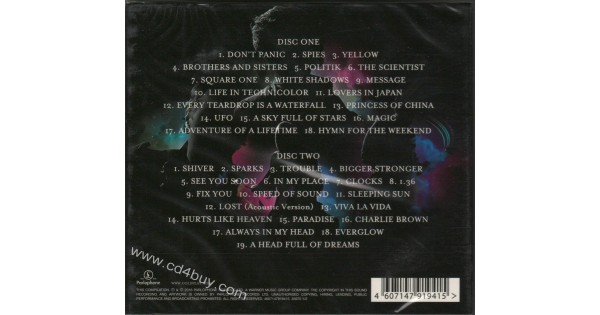 COLDPLAY - Instrumentals - (2 CD) Digipak