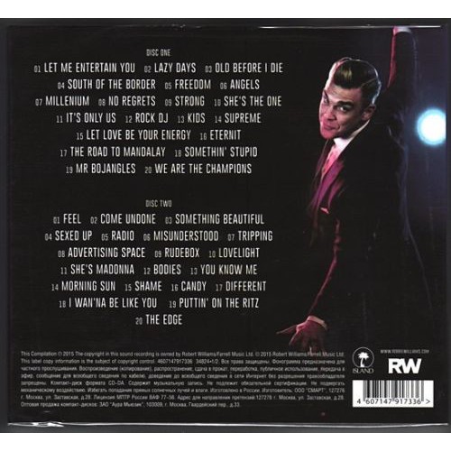 ROBBIE WILLIAMS - Greatest Hits (2 CD) in Digipak / Digipack